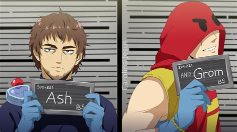 Ash And Grom Meme Brawl Stars