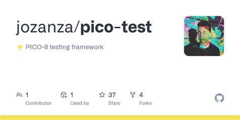 GitHub Jozanza Pico Test PICO 8 Testing Framework