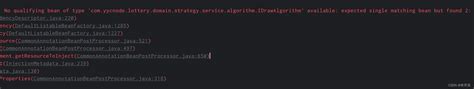 Error Creating Bean With Name ‘xxx‘ Injection Of Resource Dependencies
