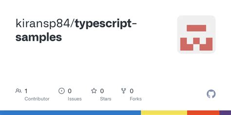 Github Kiransp Typescript Samples