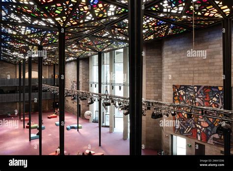 Great Hall Underneath Worlds Largest Iconic Stained Glass Ceiling In