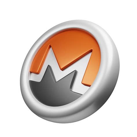 Premium Photo Monero Or Xmr Silver Coin 3d Rendering Tilted Left View Cryptocurrency