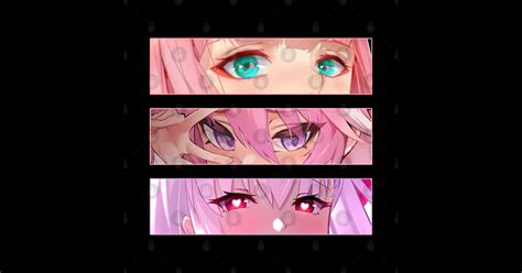 Lewd Eyes Pink Bundle Anime Sticker Teepublic