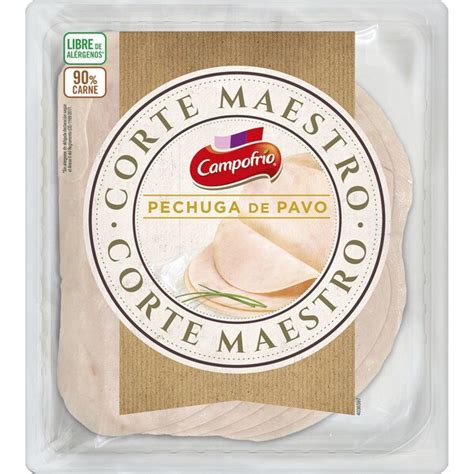 Comprar Corte Maestro Pechuga De Pavo En Lonchas Sin Gluten Envase 100