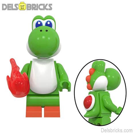 Yoshi The Super Mario Bros Custom Building Blocks Mini Figures Co
