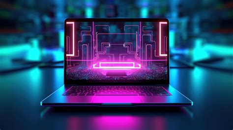Premium Ai Image Laptop Technology Concept