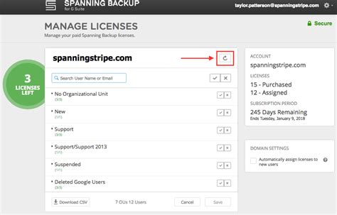 Why Are New Domain Users Not Listed In My License Manager Spanning