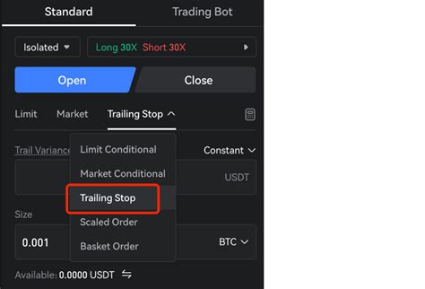 What Is A Trailing Stop Order Phemex