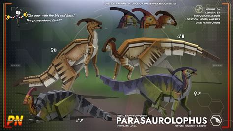 Parasaurolophus Jurassic Park 3