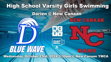 Darien Varsity Girls Swimming Vs New Canaan Youtube