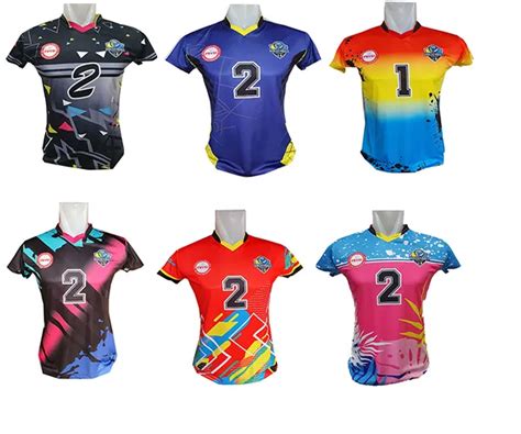Baju Kaos Jersey Olahraga Bola Voli Putri Proliga Full Printing Murah