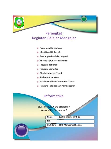 Rpp Informatika Kls 8 Pdf