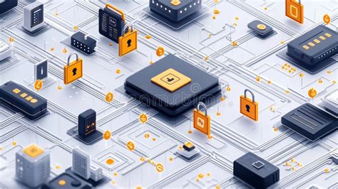 Exploring The Intersection Of Technology And Security A Visualization Of A Computer Circuit