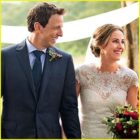Seth Meyers Wedding Photos With Alexi Ashe Revealed Alexi Ashe