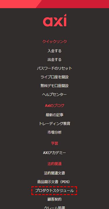 Axi アクシ 全銘柄スプレッド・取引コスト一覧