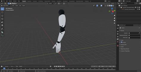 Futuristic Humanoid Robot Arm 3d Model 59 Gltf Obj Ma Max Upk Unitypackage C4d Fbx