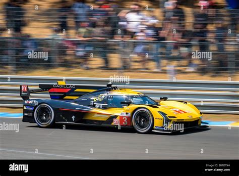 The Cadillac V Series R Race Car No 3 From The Cadillac Racing Team