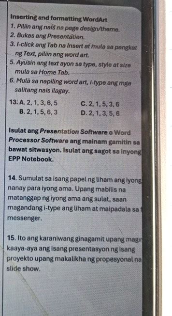 Inserting And Formatting Wordart Piliin Ang Studyx