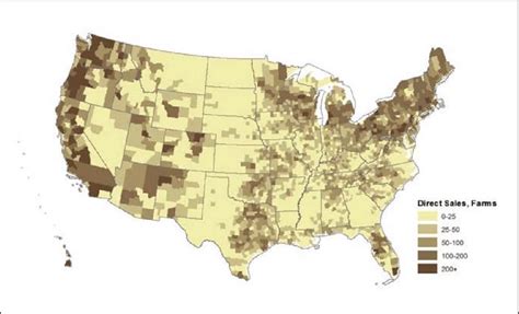 Spatial Distribution Of Direct Marketing Farms 2007 Download