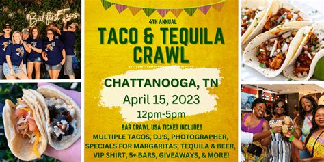 Chattanooga Taco And Tequila Crawl Bar Crawl Usa