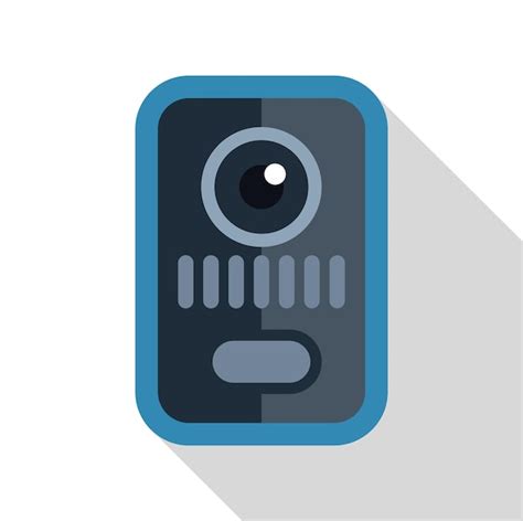 Premium Vector Modern Intercom System Allowing Communication With
