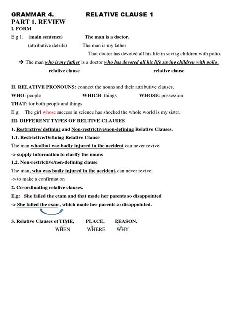 mastering relative clauses a comprehensive guide to using relative