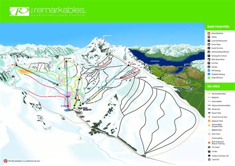 Trail Map Of The Remarkables Explore And Zoom On Slopes