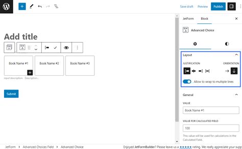 Advanced Choices Field Block Overview — Jetformbuilder Crocoblock