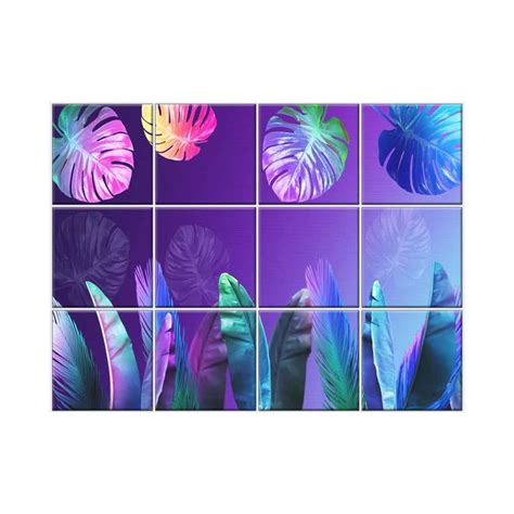 Nish Leaf Wall Tiles 003 Ceramic Digital Wall Tiles Nish