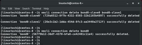 How To Configure Nic Teaming On Centos 8 Rhel 8
