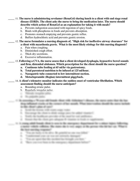 Solution Hesi Med Surg Exit Exam V1 With Latest Solutions 2023 2024
