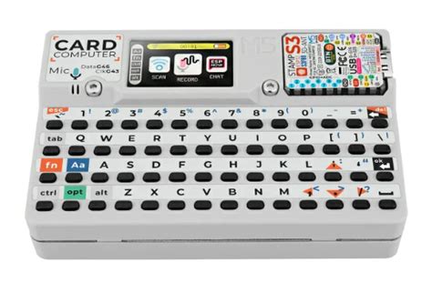 M5stackからクレジットカードサイズの極小コンピューター登場【m5stack Cardputer】