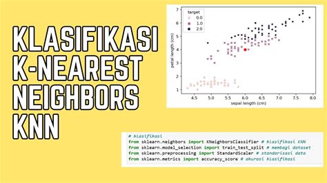 Belajar Klasifikasi Dengan K Nearest Neighbors Knn Python Youtube