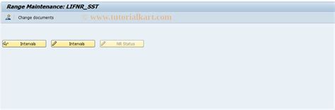 Omks Sap Tcode Maintain Number Range For Vendor Sus
