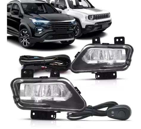 Kit Farol Milha Neblina Auxiliar Fiat Pulse Audace 2022 2023