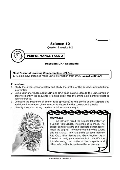SOLUTION Decoding DNA Segments Practice Worksheet Studypool