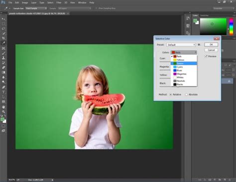 How To Remove One Color In Photoshop Quick Color Removal