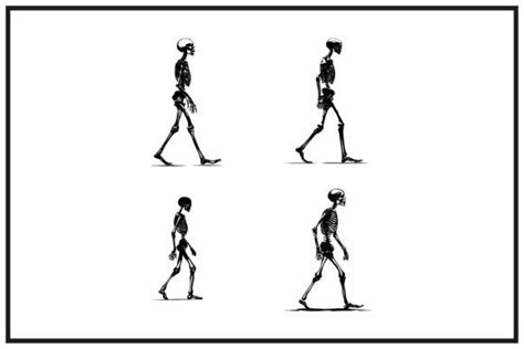 A Spooky Skeleton Walking Clipart On Graphic By Fijulanam468 · Creative