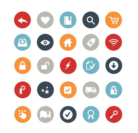 Conjunto De Iconos Y Negocios Vector Premium