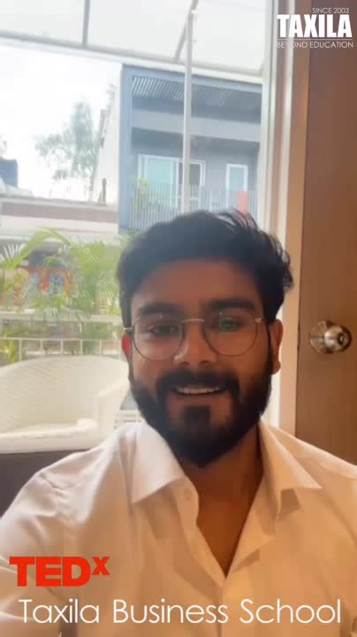 Video Taxila Business School On Linkedin Tedx Contentcreator Educator Iimguy
