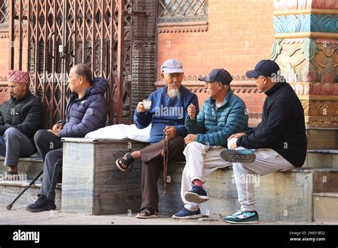 Kathmandu Nepal November 22 2023 Tibetan Live In Kathmandu There