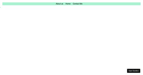 react codesandbox
