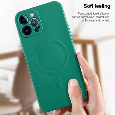 Liquid Silicone Full Coverage Magsafe Phone Case For Iphone 14 Pro Max