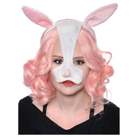 Cute Bunny Ears And Nose Costume Headband Big W
