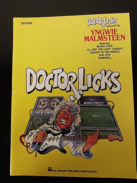 Doctor Licks Volume 8 Yngwie Malmsteen Reverb