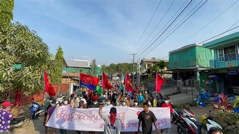 လောင်းလုံးတွင် သပိတ်ကော်မတီ ဖွဲ့စည်းခြင်း ၂ နှစ်ပြည့် အထိန်းအမှတ်အဖြစ် စစ်အာဏာရှင် ဆန့်ကျင်ရေး ခ