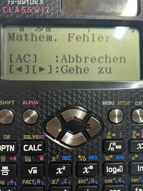 Mathe Taschenrechner Problem Mathematik