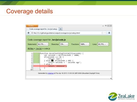 continuous integration for front end javascript ppt