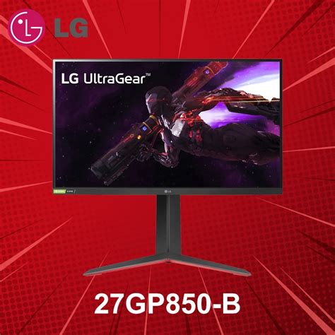 จอมอนิเตอร์ 27 Lg Ultragear 27gp850 B Nano Ips Qhd 165hz ประกันศูนย์ 3