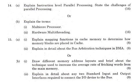 CS6303 Computer Architecture Nov Dec 2014 Question Paper University